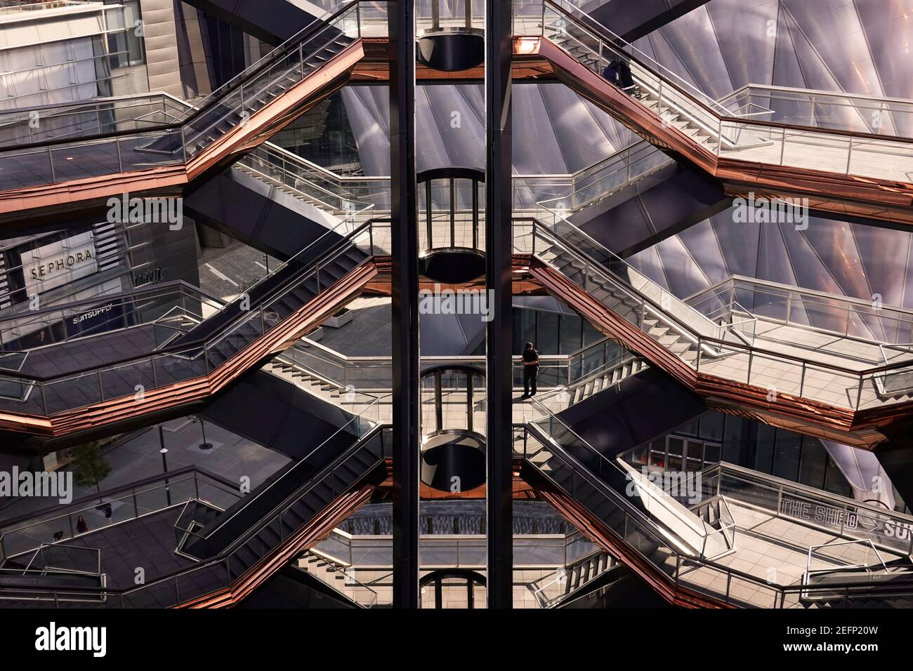 Visitors hudson yards in hi-res stock photography and images - Alamy