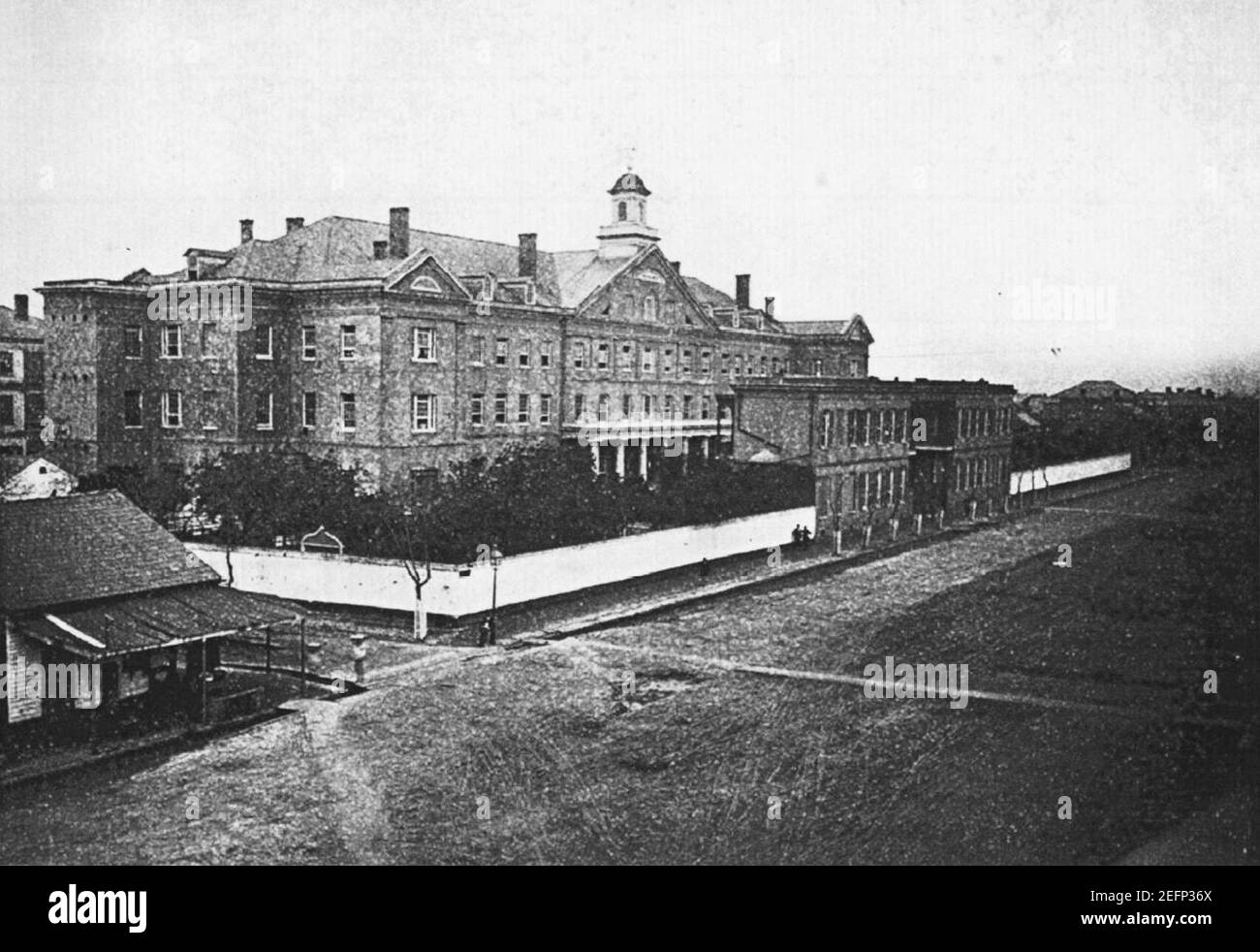 Old Charity Hospital NOLA 1867 Lilienthal Stock Photo - Alamy