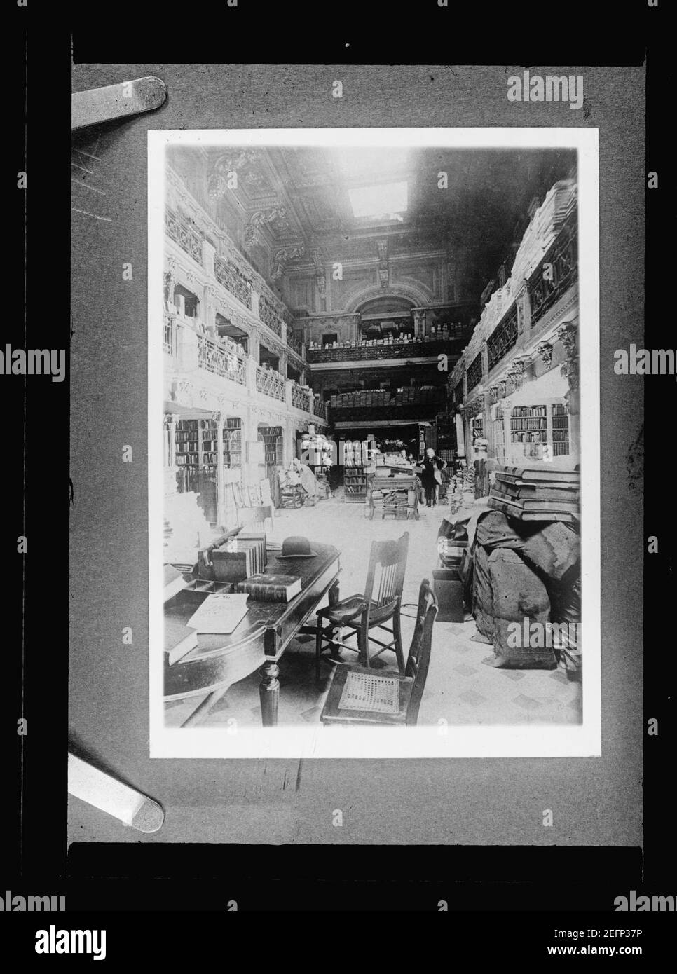 Old library archive reference Black and White Stock Photos & Images - Alamy