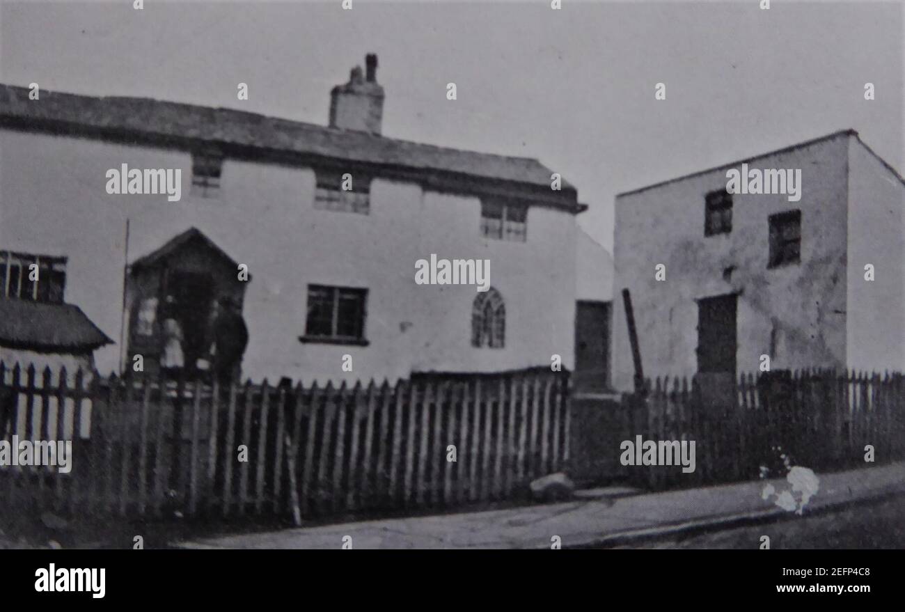 Old cottage, Cheetwood, 1901 Stock Photo - Alamy