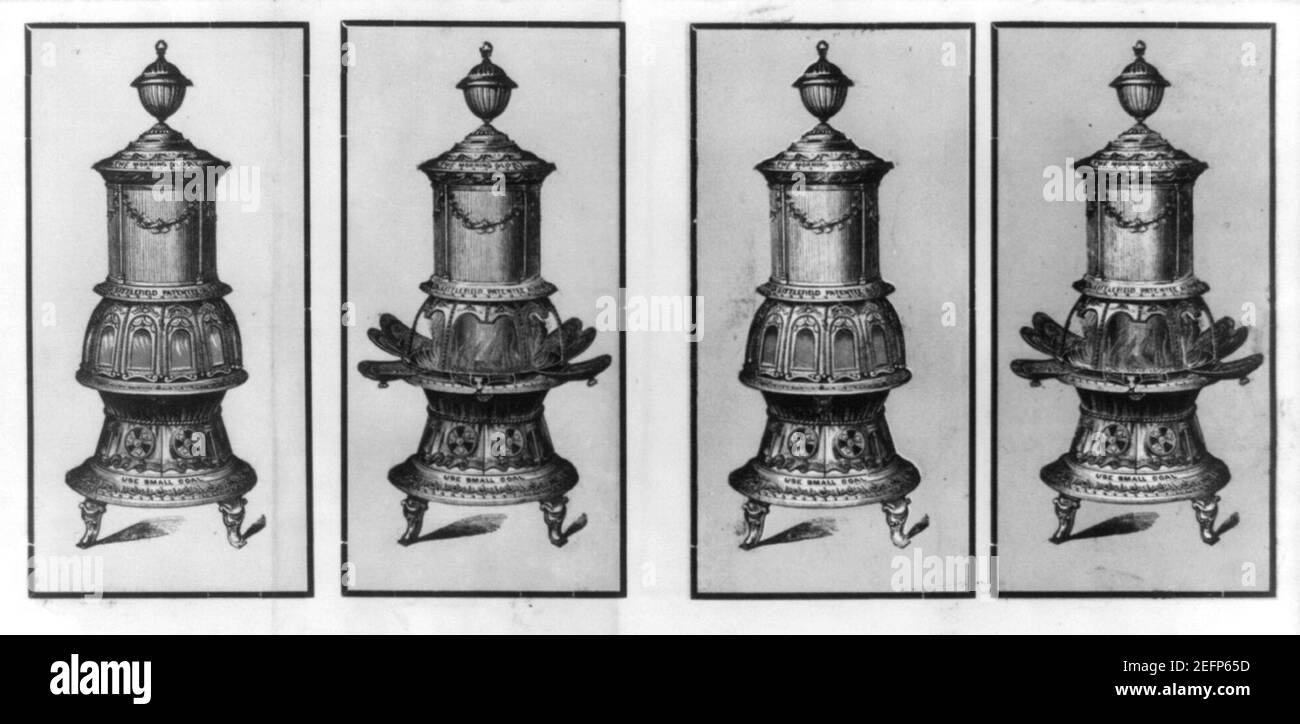 Old fashioned coal stoves Stock Photo - Alamy