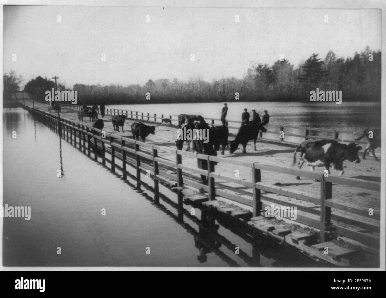 Old Floating Bridge, Lynn, Mass Stock Photo - Alamy