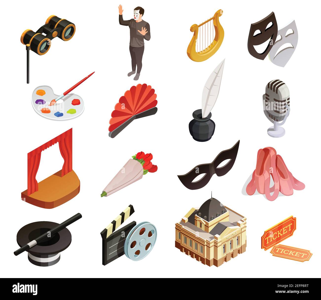 Theatre history stage Stock Vector Images - Alamy