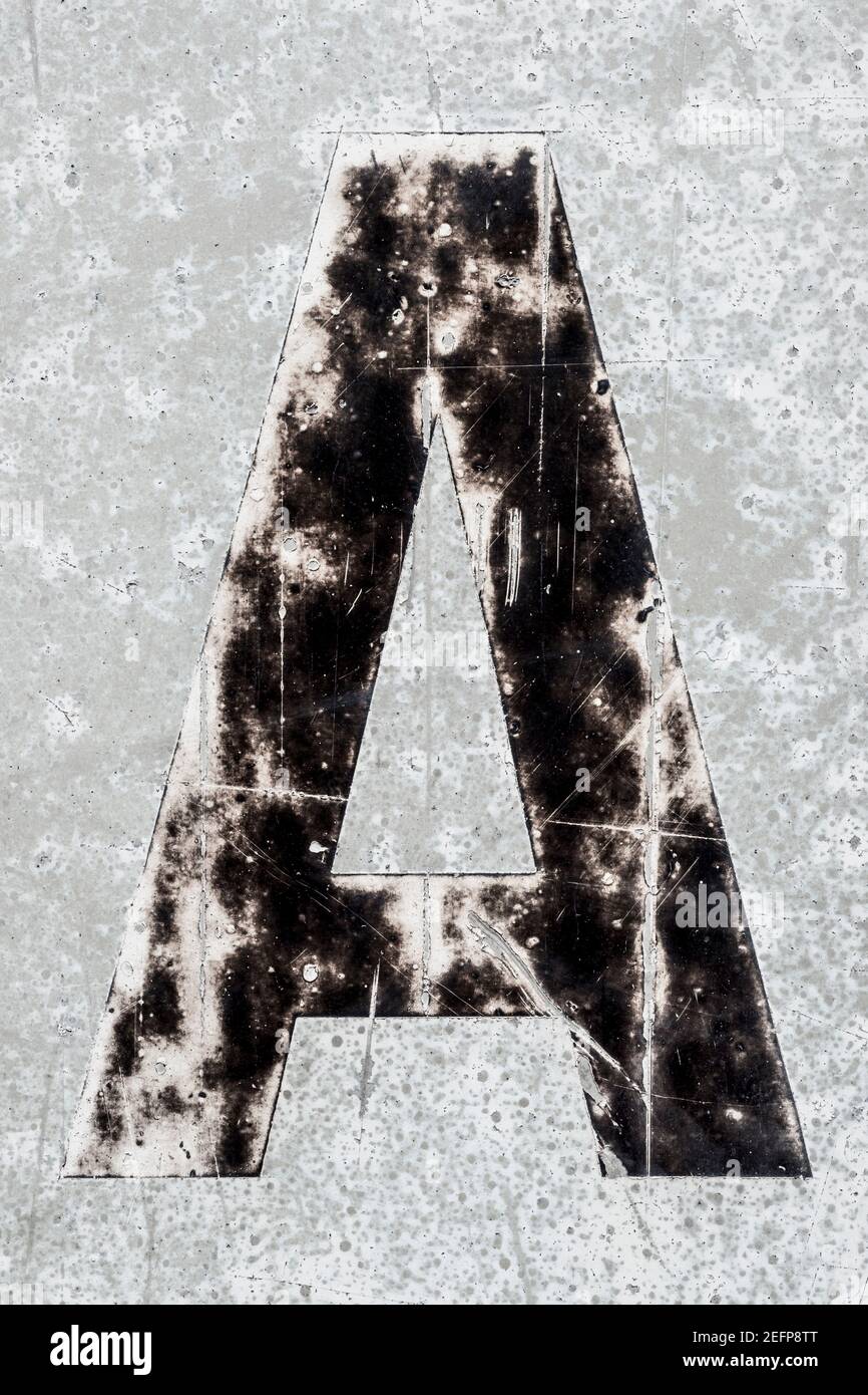 Disappearing letter hi-res stock photography and images - Alamy