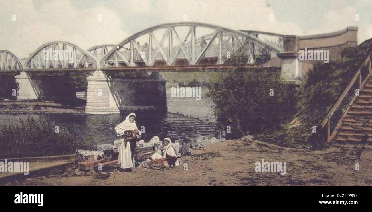 Old Jiu Bridge Stock Photo - Alamy