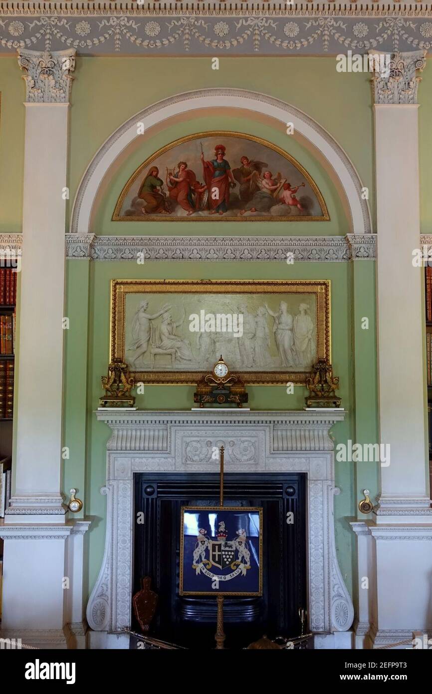 Old Library - Harewood House - West Yorkshire, England Stock Photo - Alamy