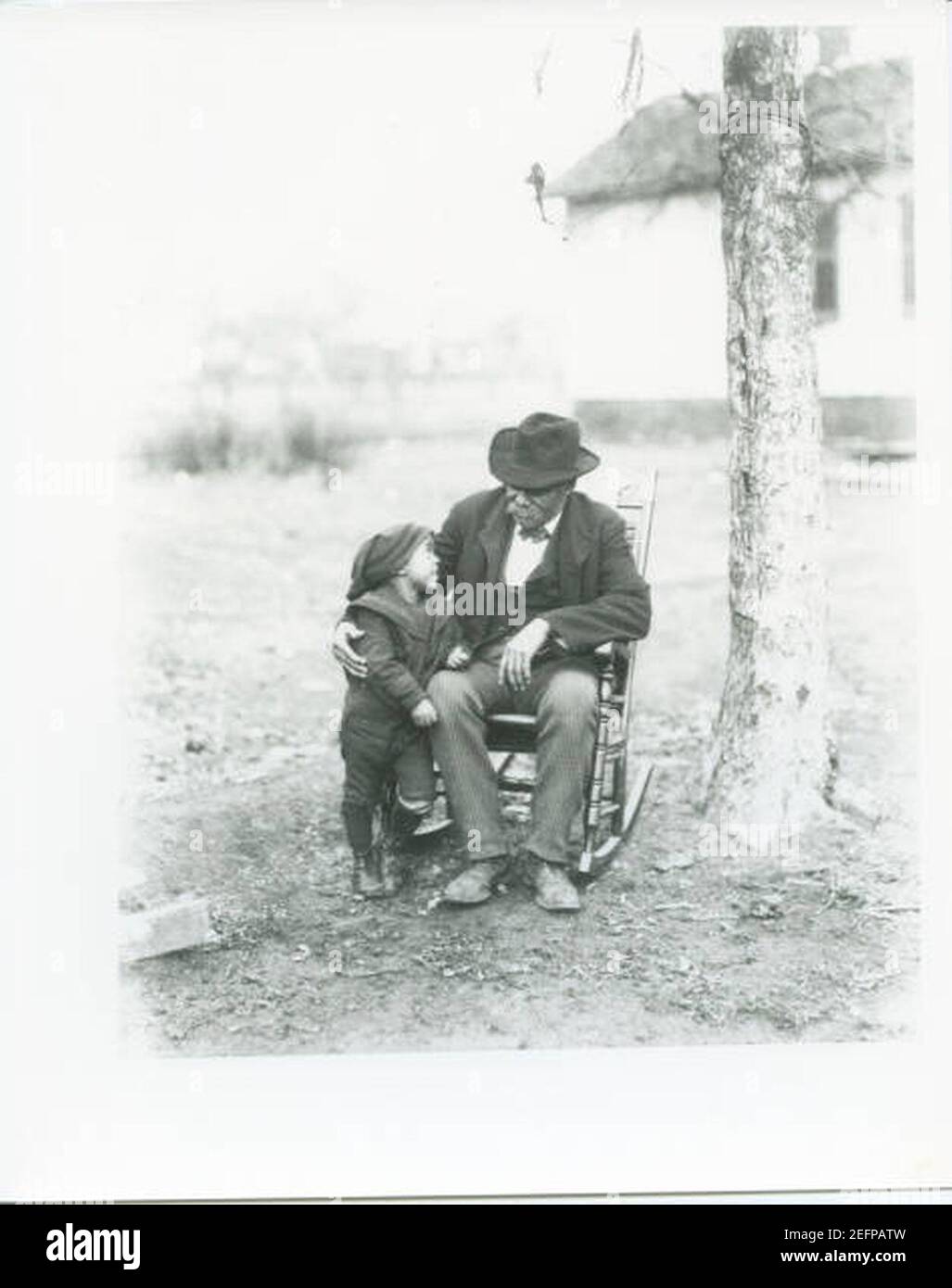 Old man with boy Stock Photo - Alamy