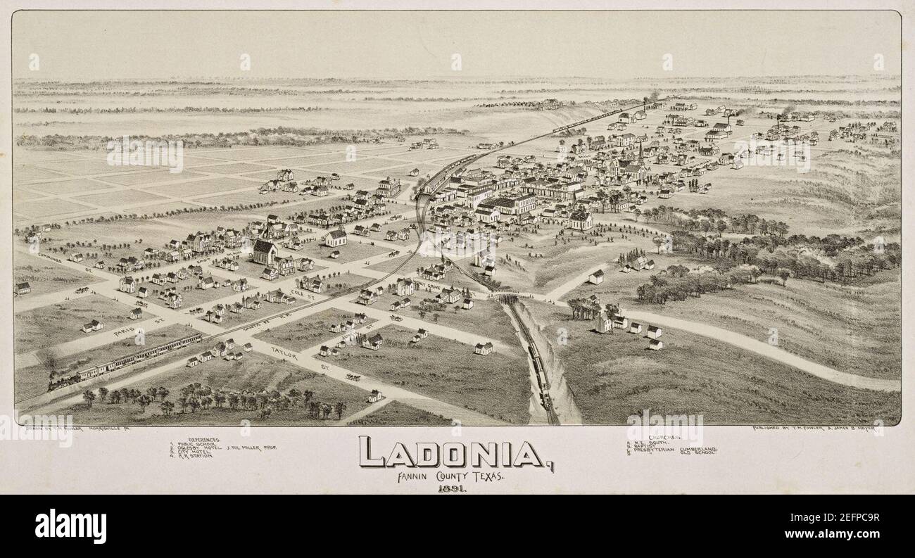 Ladonia map hi-res stock photography and images - Alamy