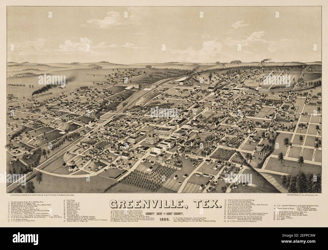 Greenville map hi-res stock photography and images - Alamy