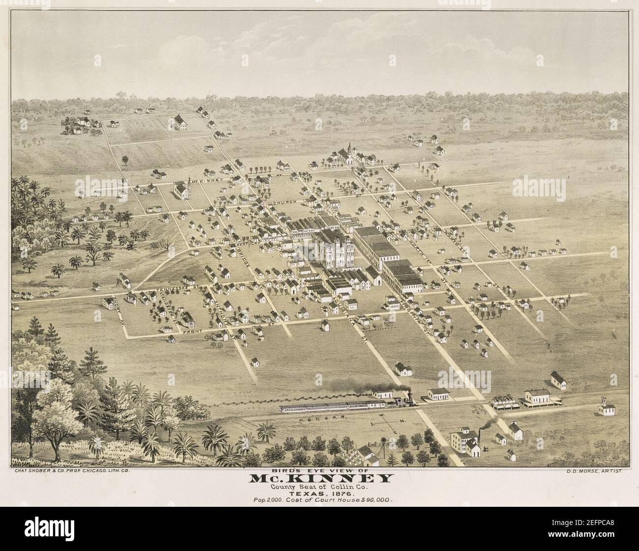 Map of mckinney hi-res stock photography and images - Alamy