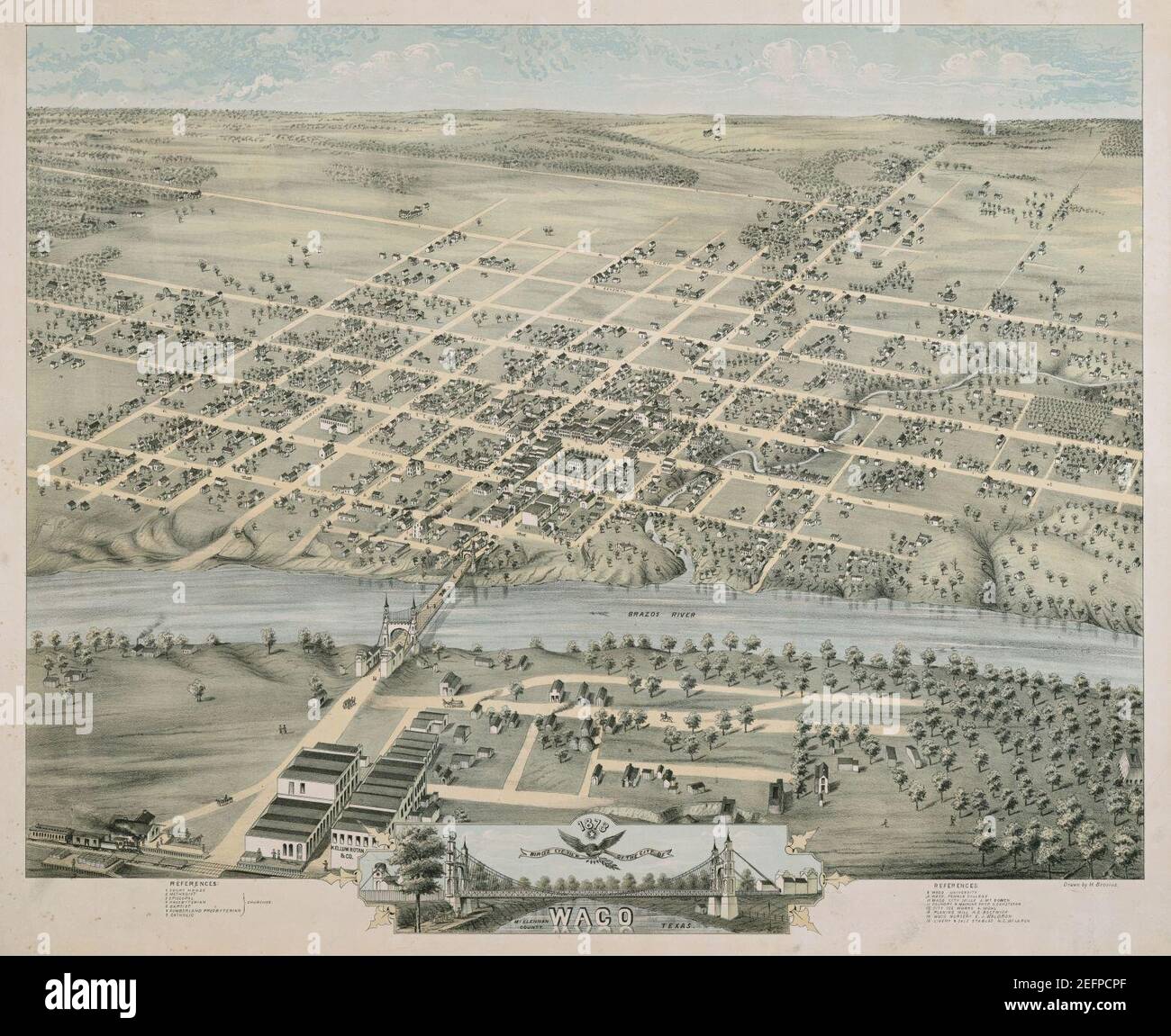 Waco map hi-res stock photography and images - Alamy