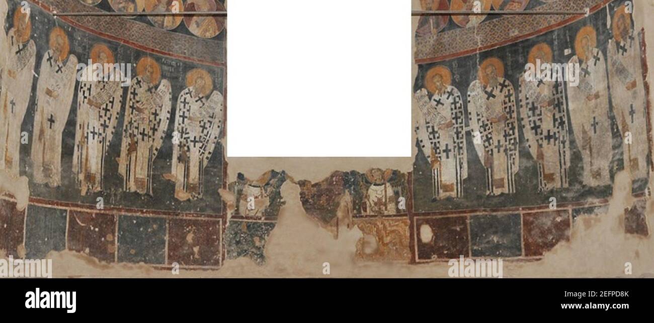 Old Metropoly in Veria Fresco 8 Stock Photo - Alamy