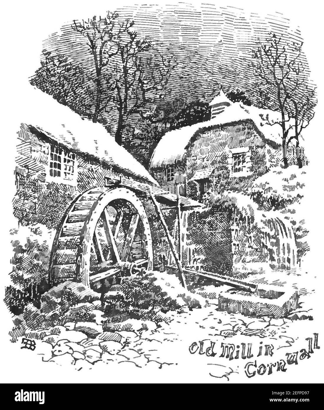 Cornwall vintage old Black and White Stock Photos & Images - Alamy