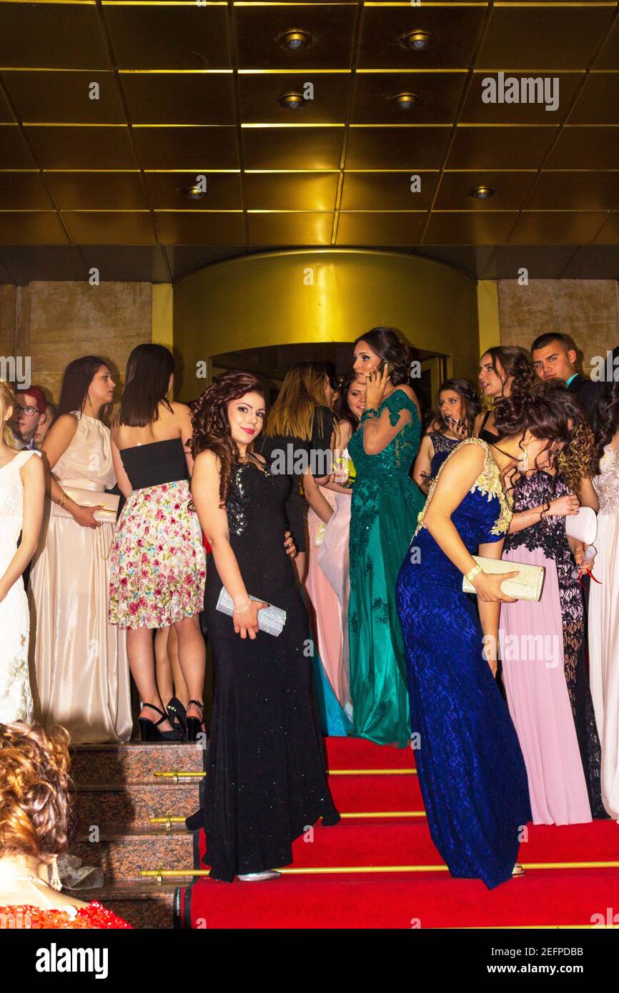 School leavers party hi-res stock photography and images - Alamy