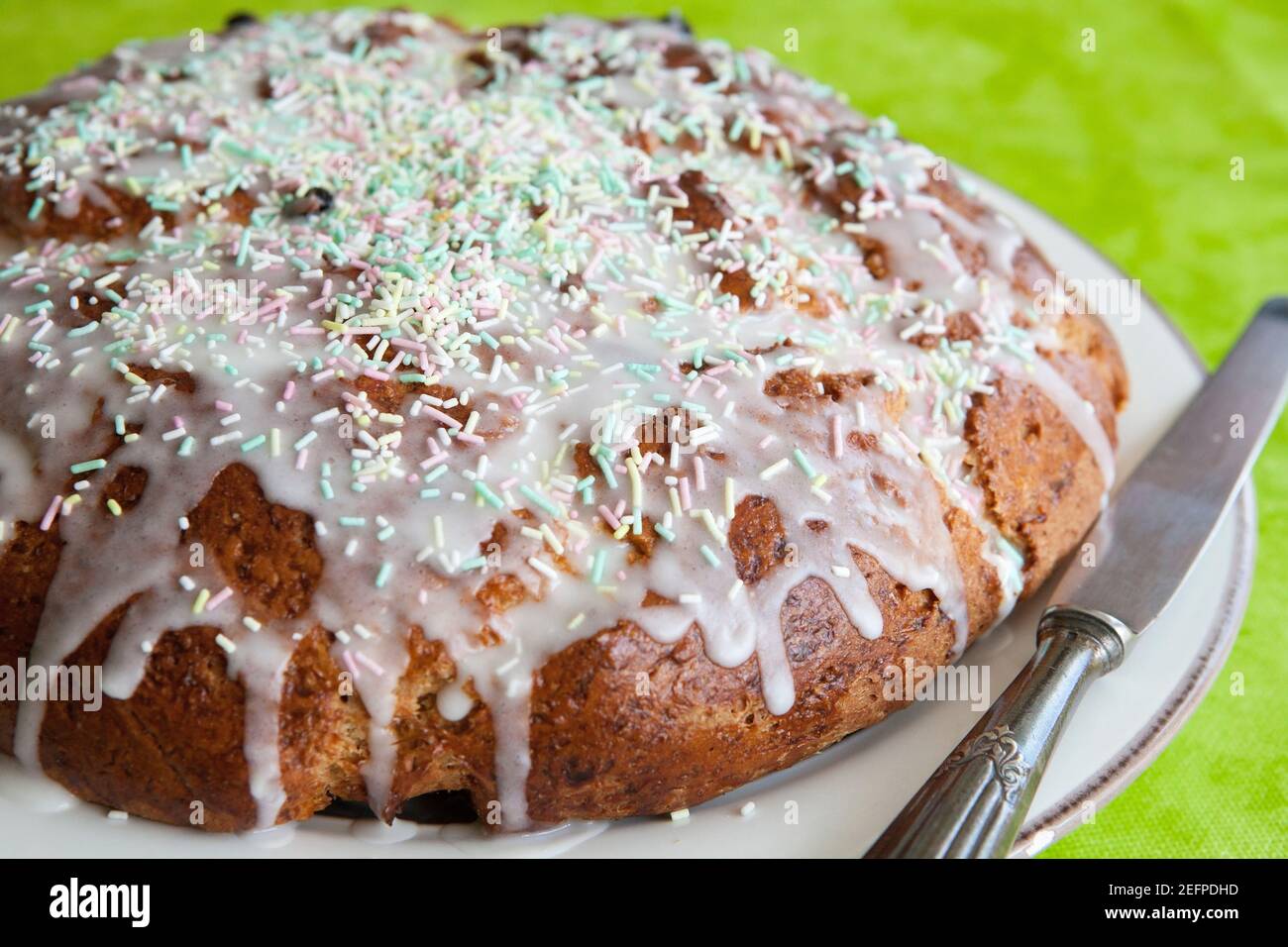 Closeup view cake icing hi-res stock photography and images - Alamy
