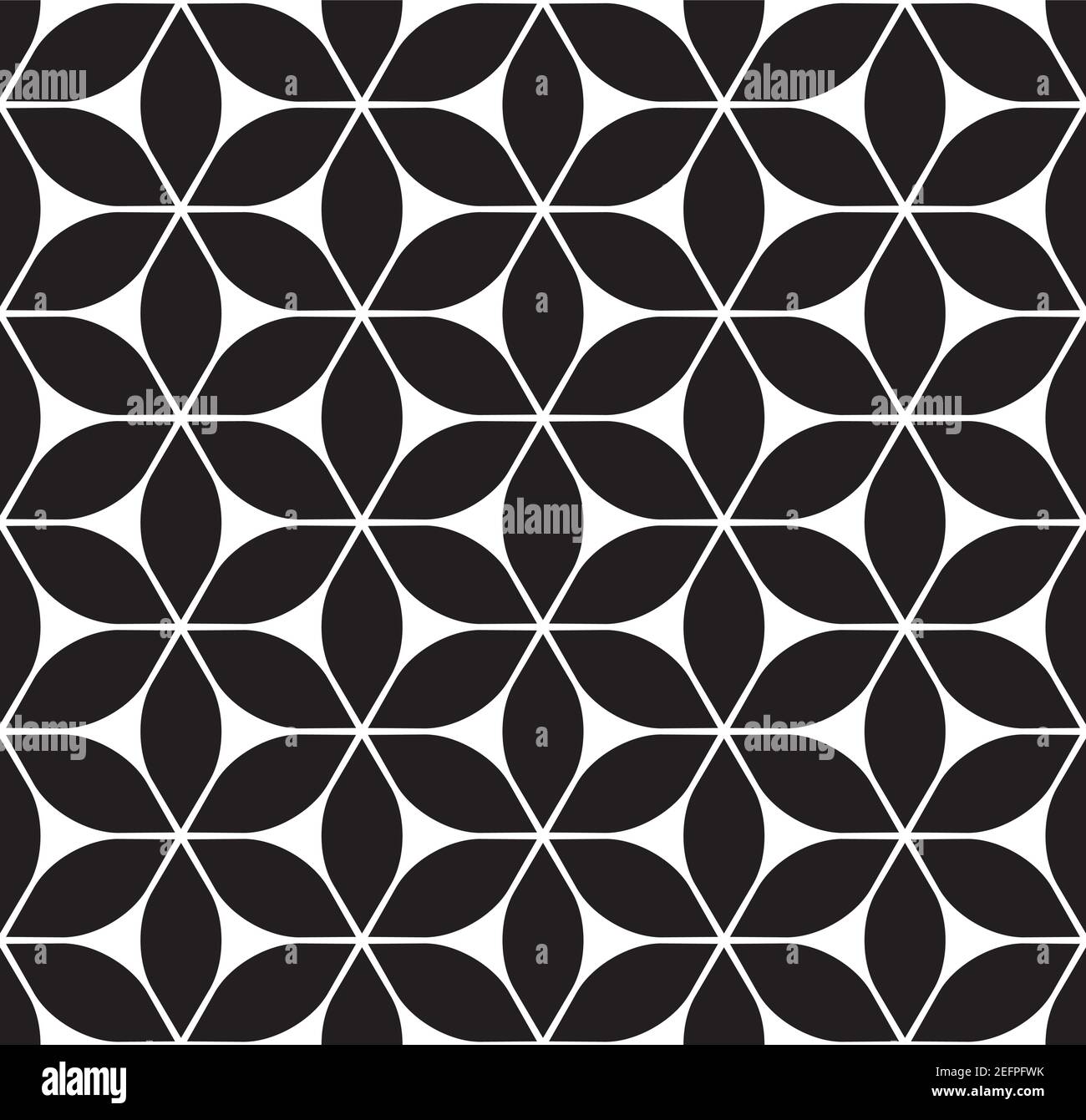 Geometric flower pattern hi-res stock photography and images - Alamy