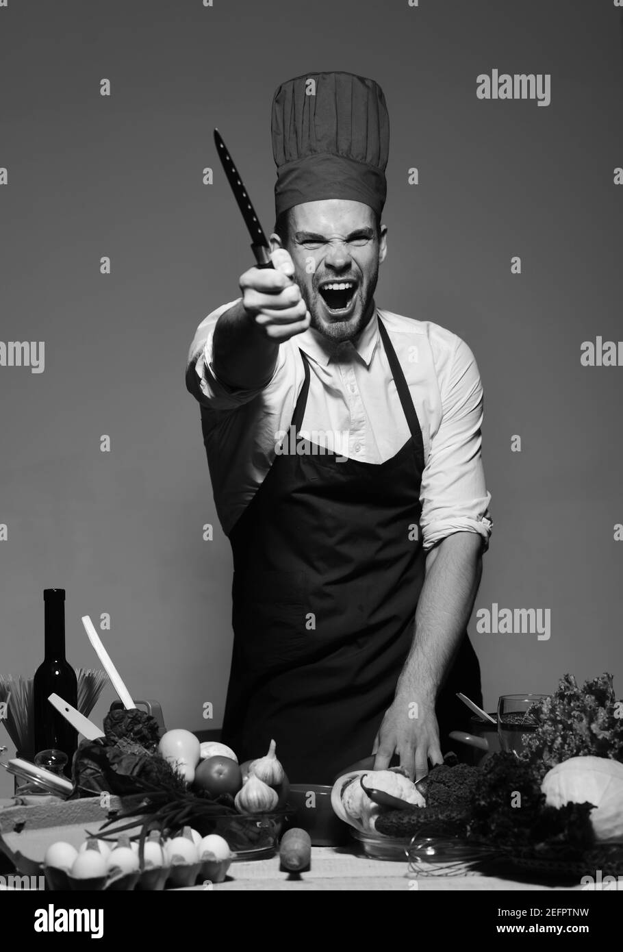 Mad restaurant Black and White Stock Photos & Images - Alamy