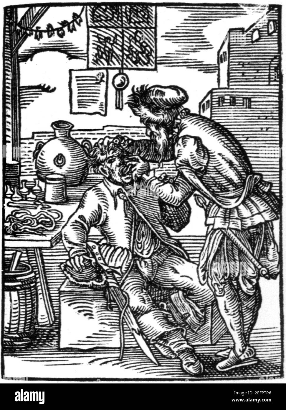 Barber as dentist hi-res stock photography and images - Alamy