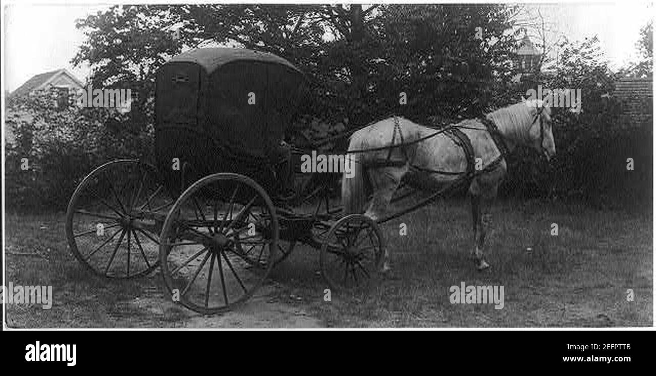 Oldest top carriage in America Stock Photo - Alamy