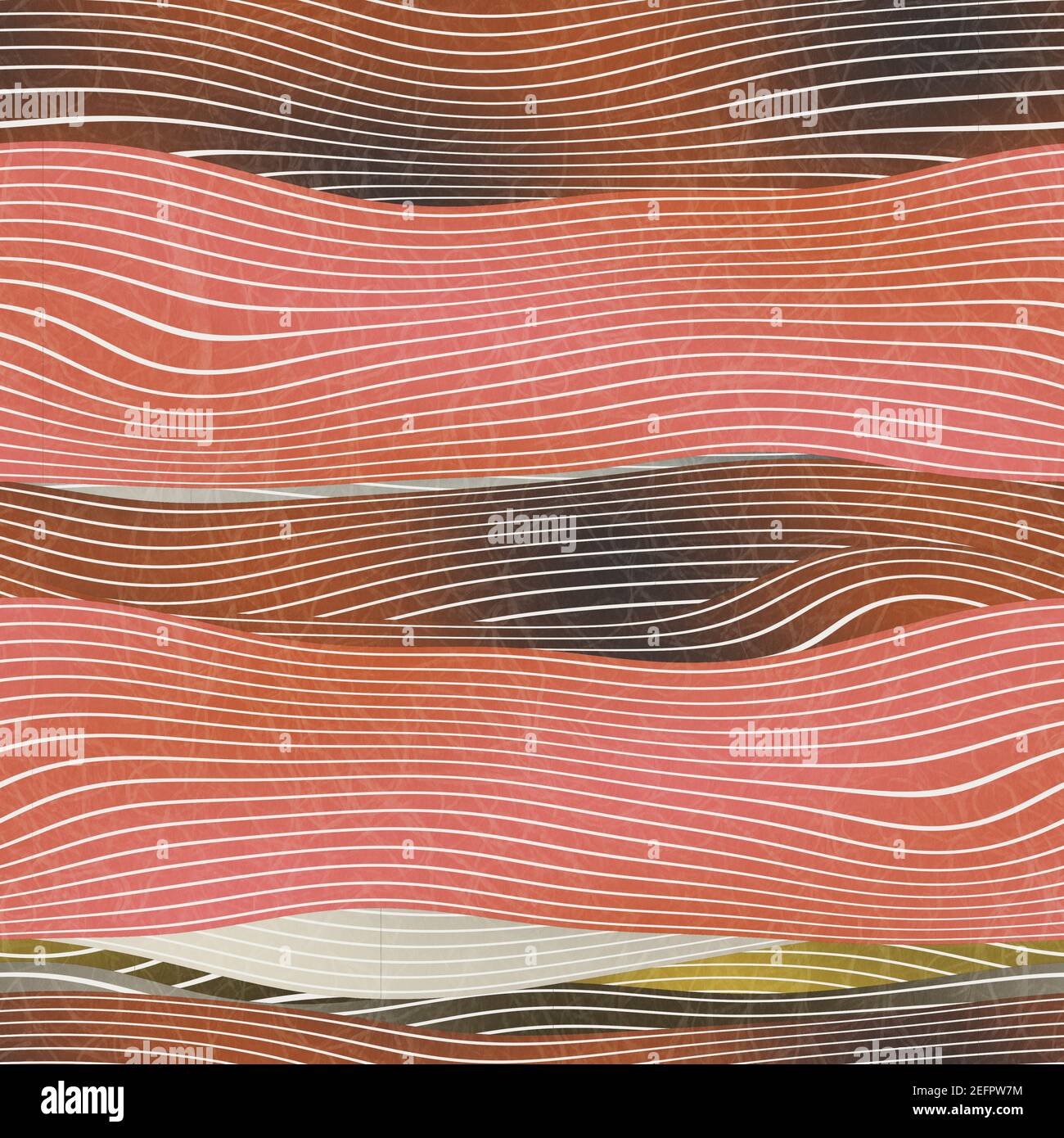 Seamless natural landscape hill pattern for print Stock Photo - Alamy