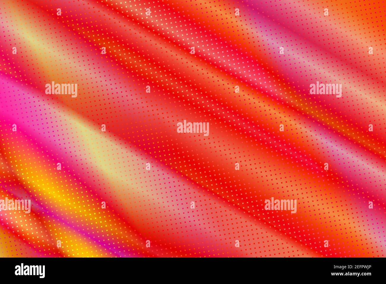 90-s style. Creative illustration in halftone style with pink and blue ...