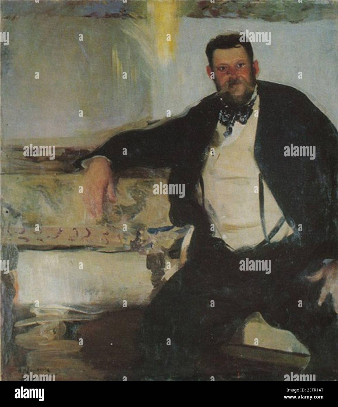 Oleksander Murashko. Portrait of Jan Stanislawski Stock Photo - Alamy