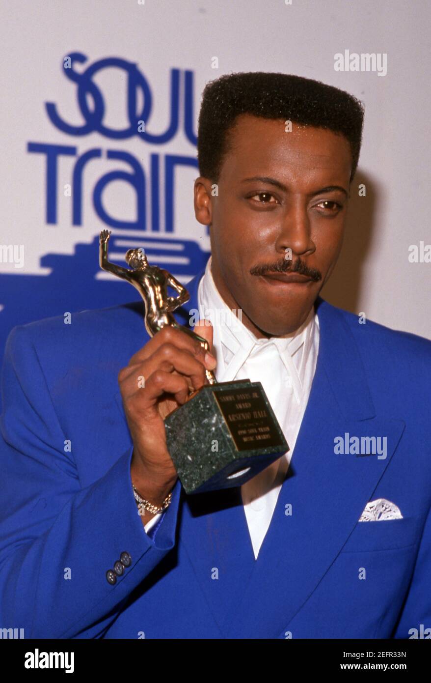 Arsenio Hall at the 1990 Soul Train Music Award with the Sammy Davis Jr ...