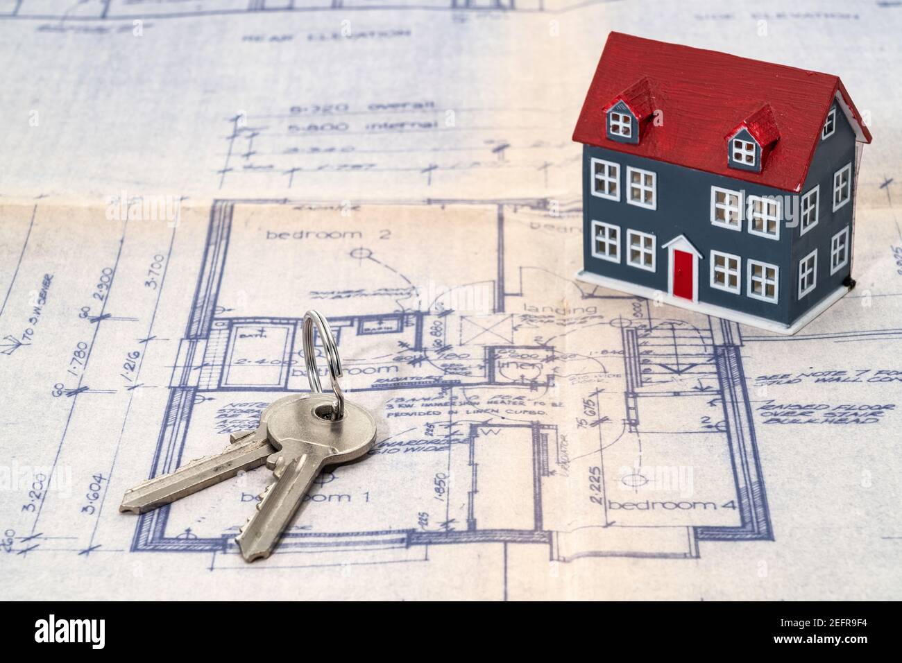 A set of keys for a newly built home Stock Photo - Alamy