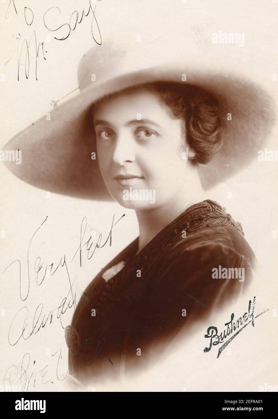 Olive Vail, opera singer Stock Photo - Alamy