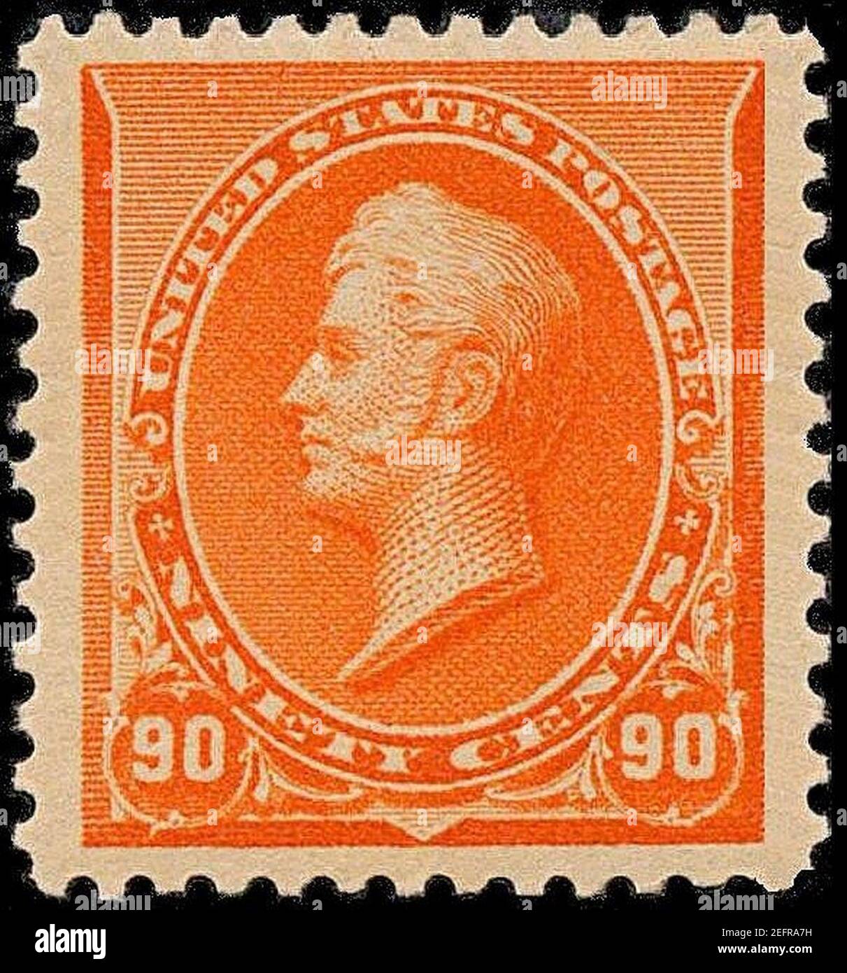 Oliver H Perry 1890 issue 90c Stock Photo - Alamy