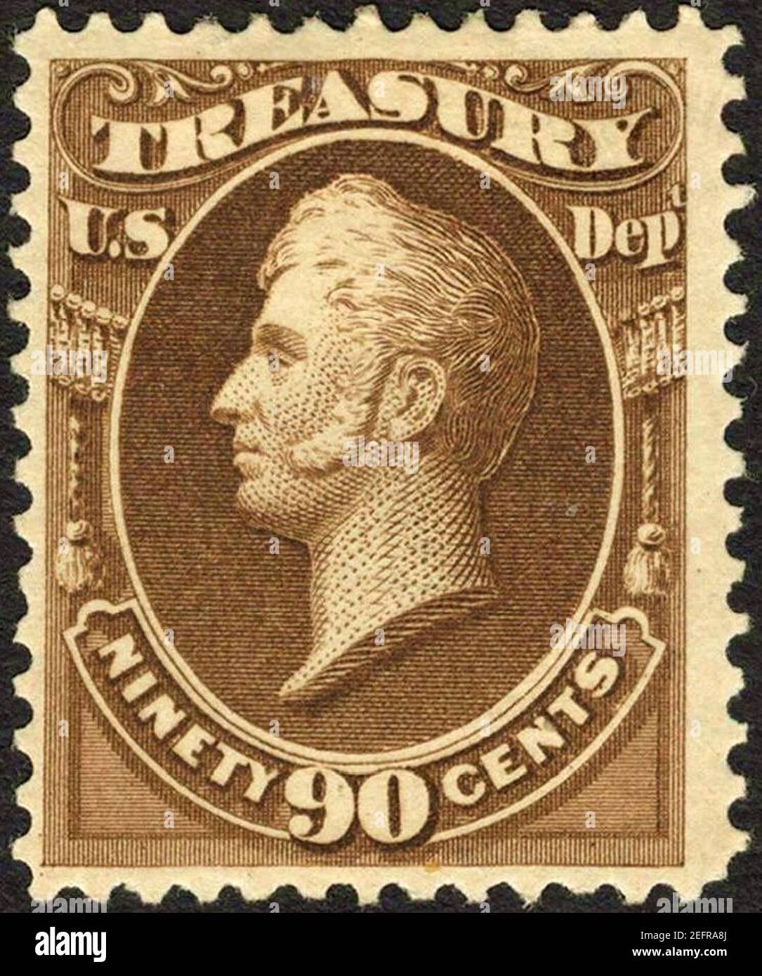 Oliver H Perry Treasury 90c Stock Photo - Alamy
