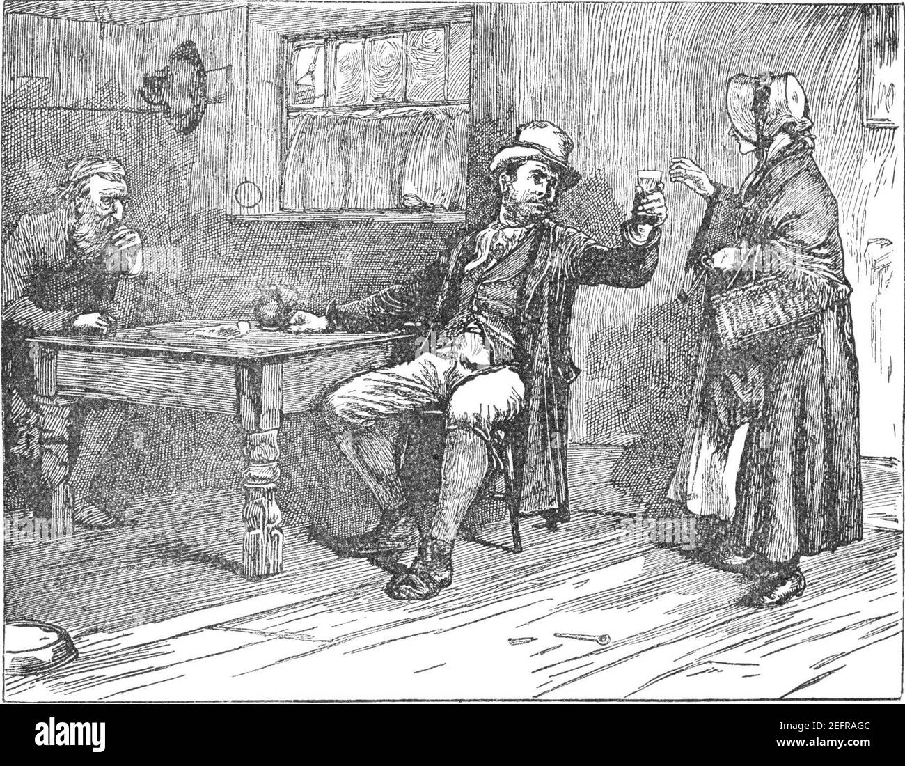 Oliver Twist - Samhällsroman - Sida 075 Stock Photo - Alamy