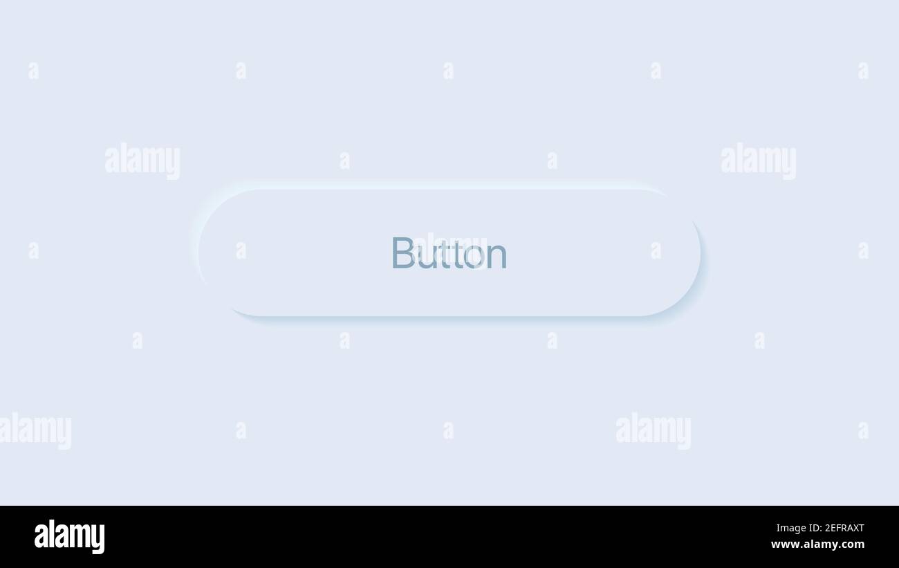 Button template in neumorphism style. Vector illustration on white ...