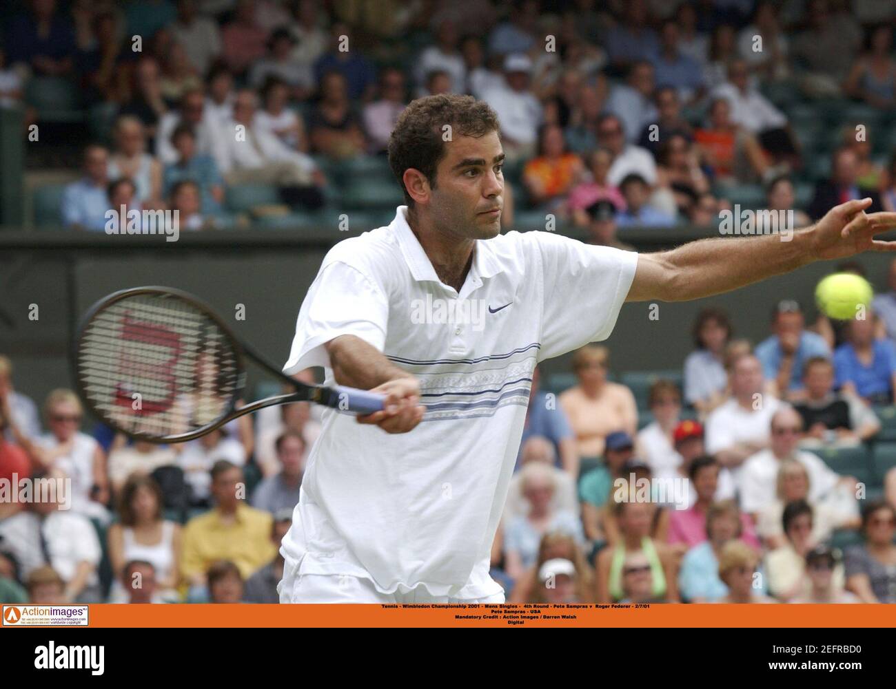 Wimbledon 2001 federer hi-res stock photography and images - Alamy