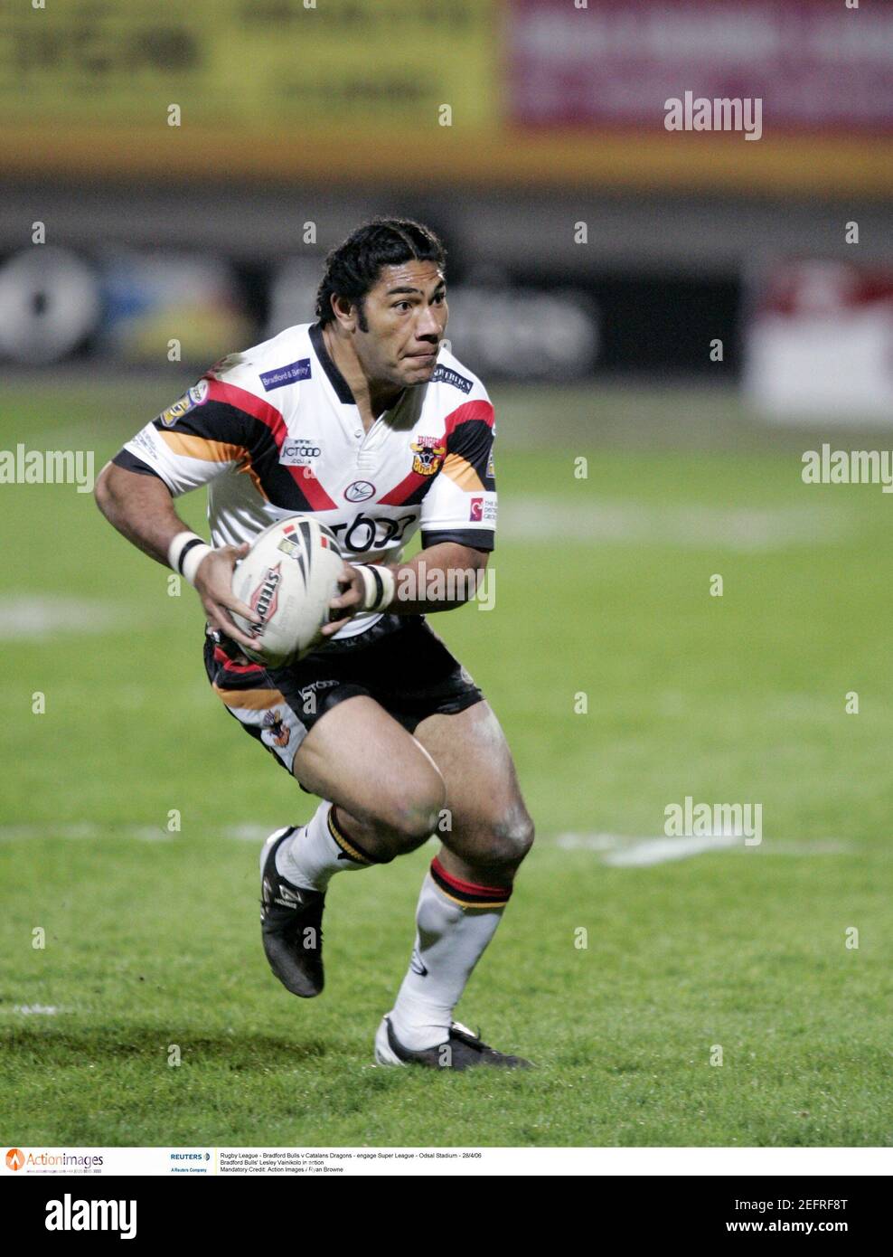 Bradford bulls lesley vainikolo in action odsal stadium hi-res stock ...