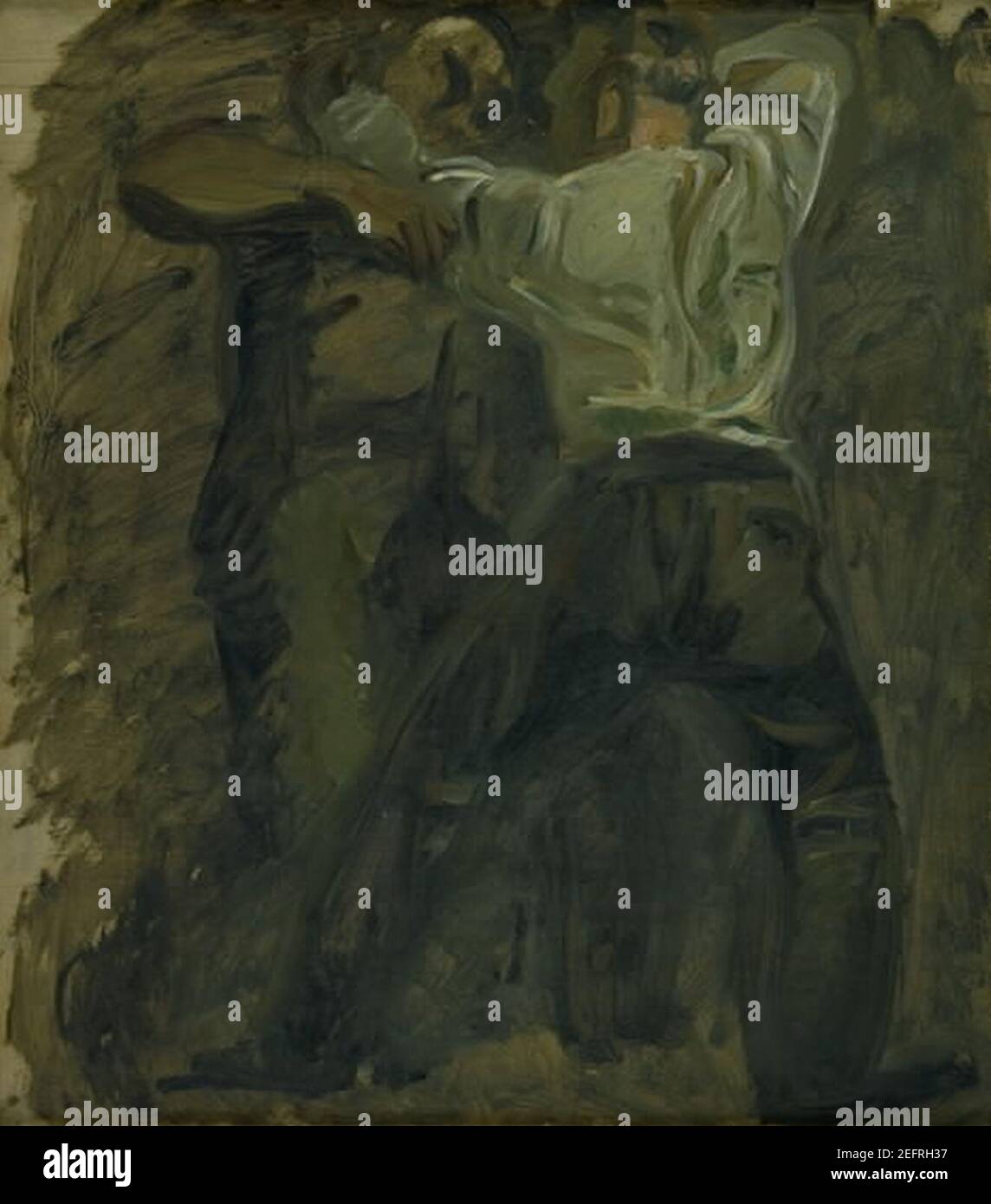 Oluf Hartmann - Two Men Fighting Stock Photo - Alamy