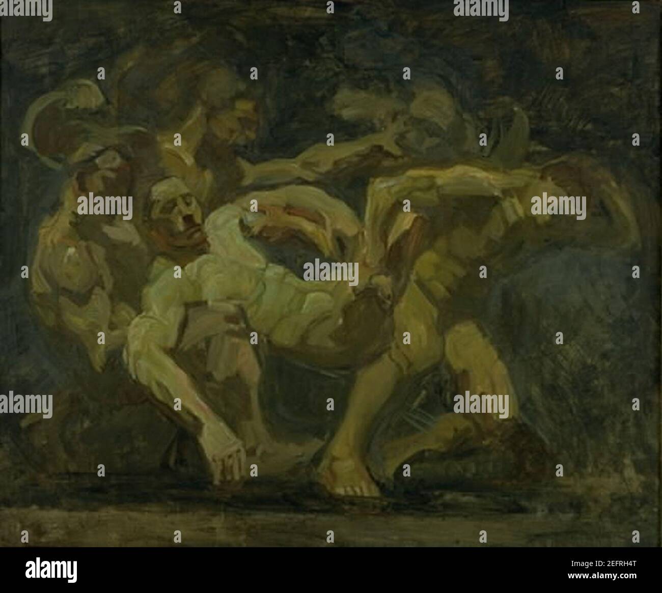 Oluf Hartmann - The Fight for the Corpse of Patroclus Stock Photo - Alamy