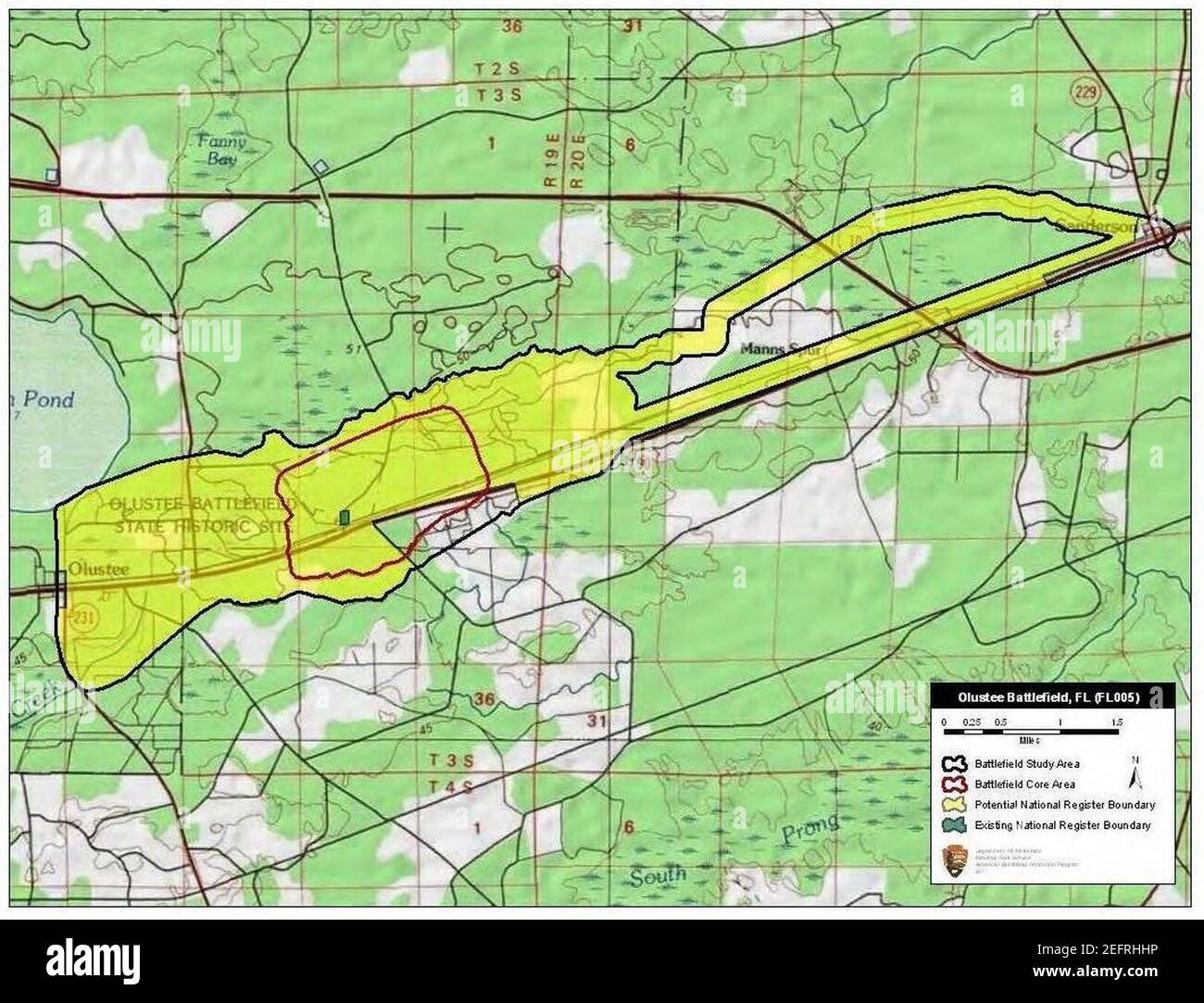 Olustee Battlefield Florida Stock Photo - Alamy