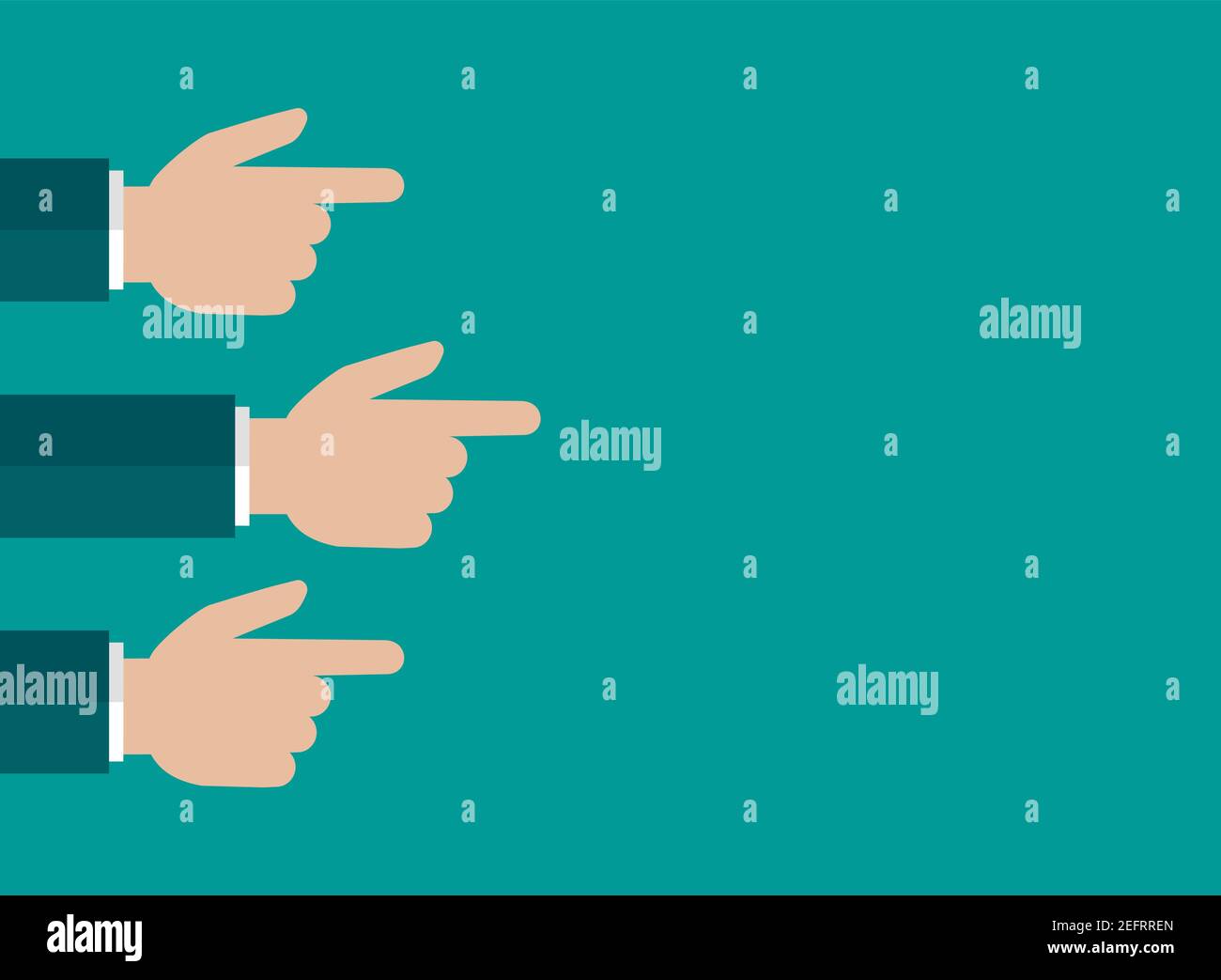 Man pointing right Stock Vector Images - Alamy