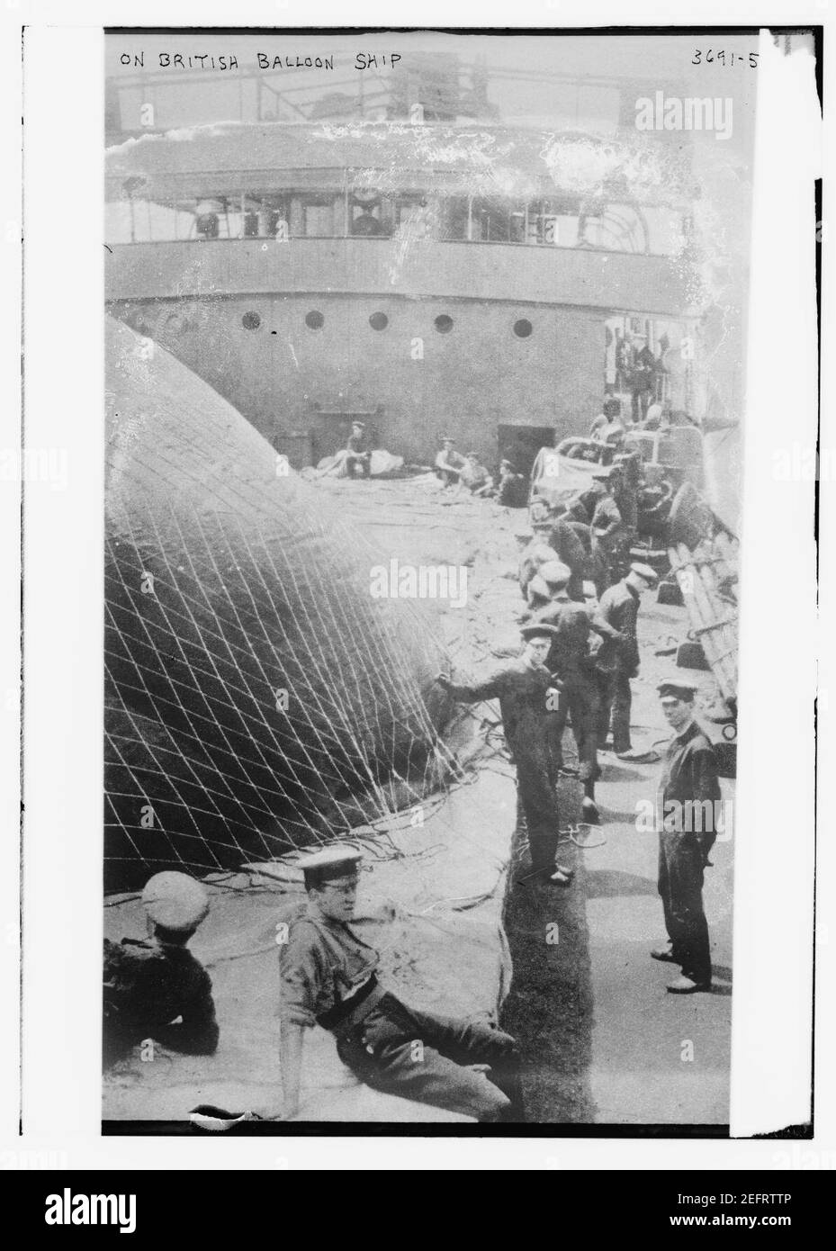On British Balloon ship Stock Photo - Alamy