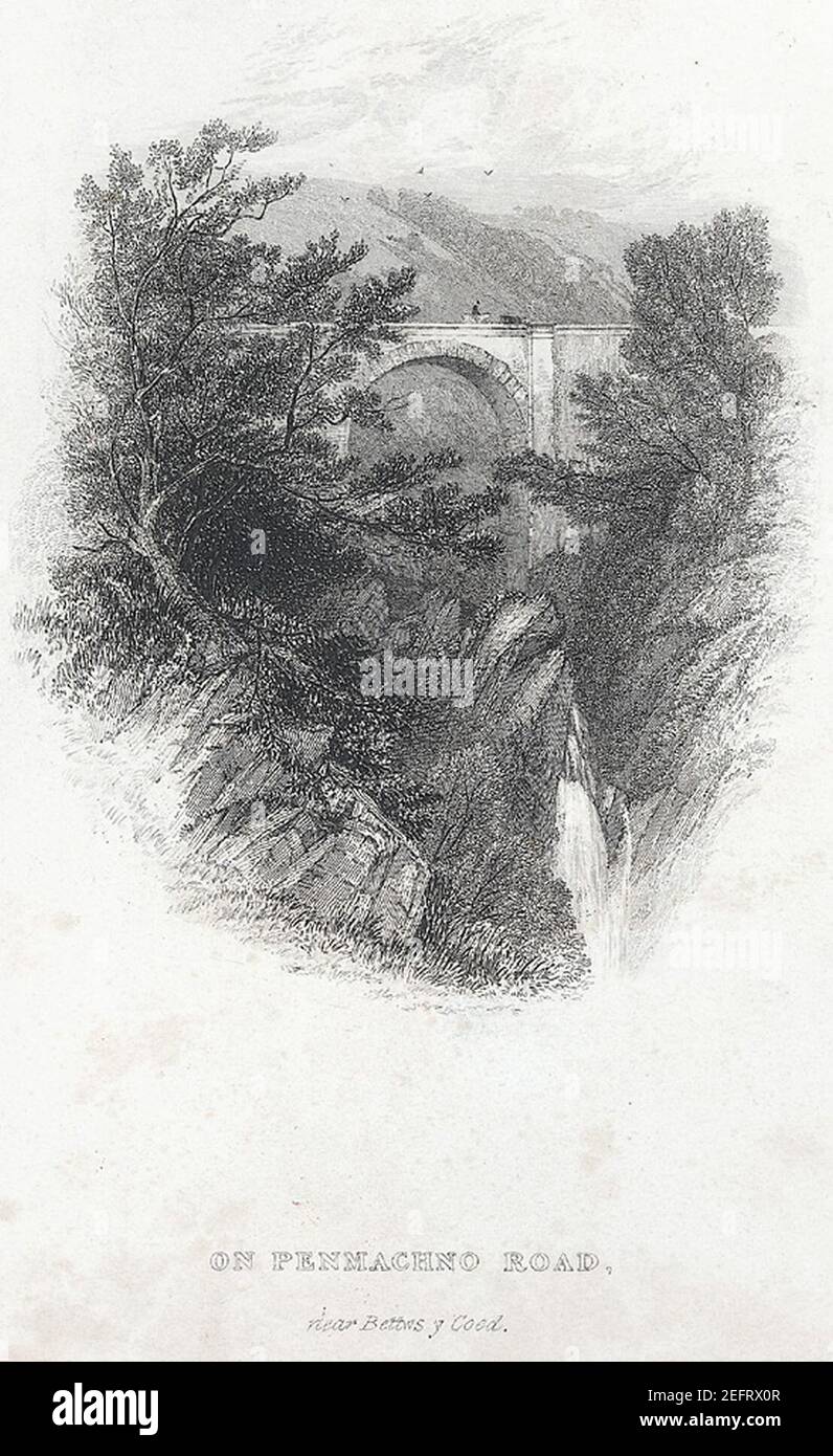 On Penmachno Road, near Bettws y Coed Stock Photo - Alamy