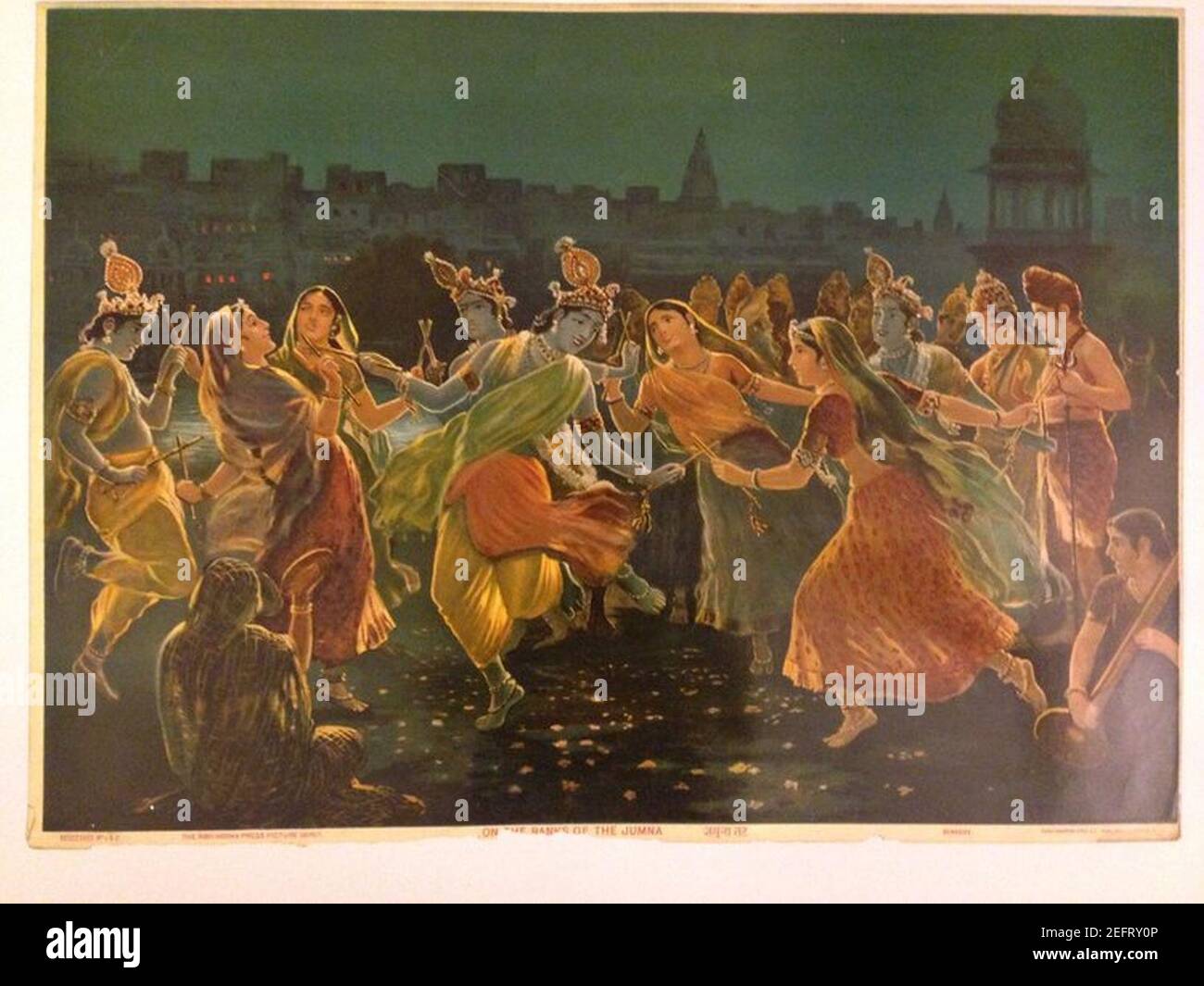 On The Banks Of The Jumna Stock Photo - Alamy