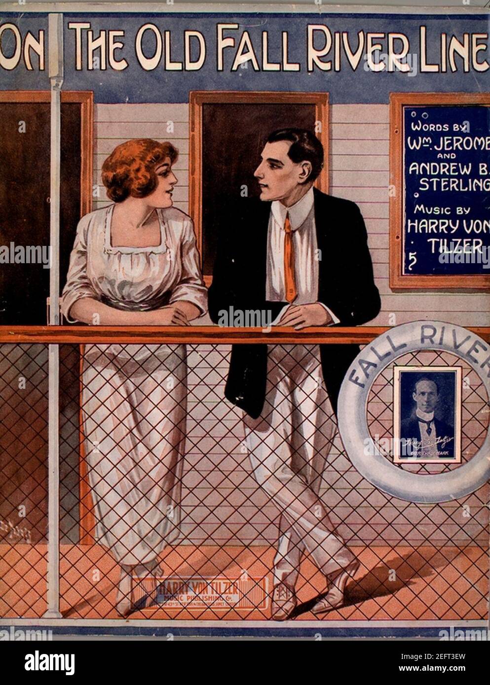 On the Old Fall River Line 1913 Stock Photo - Alamy