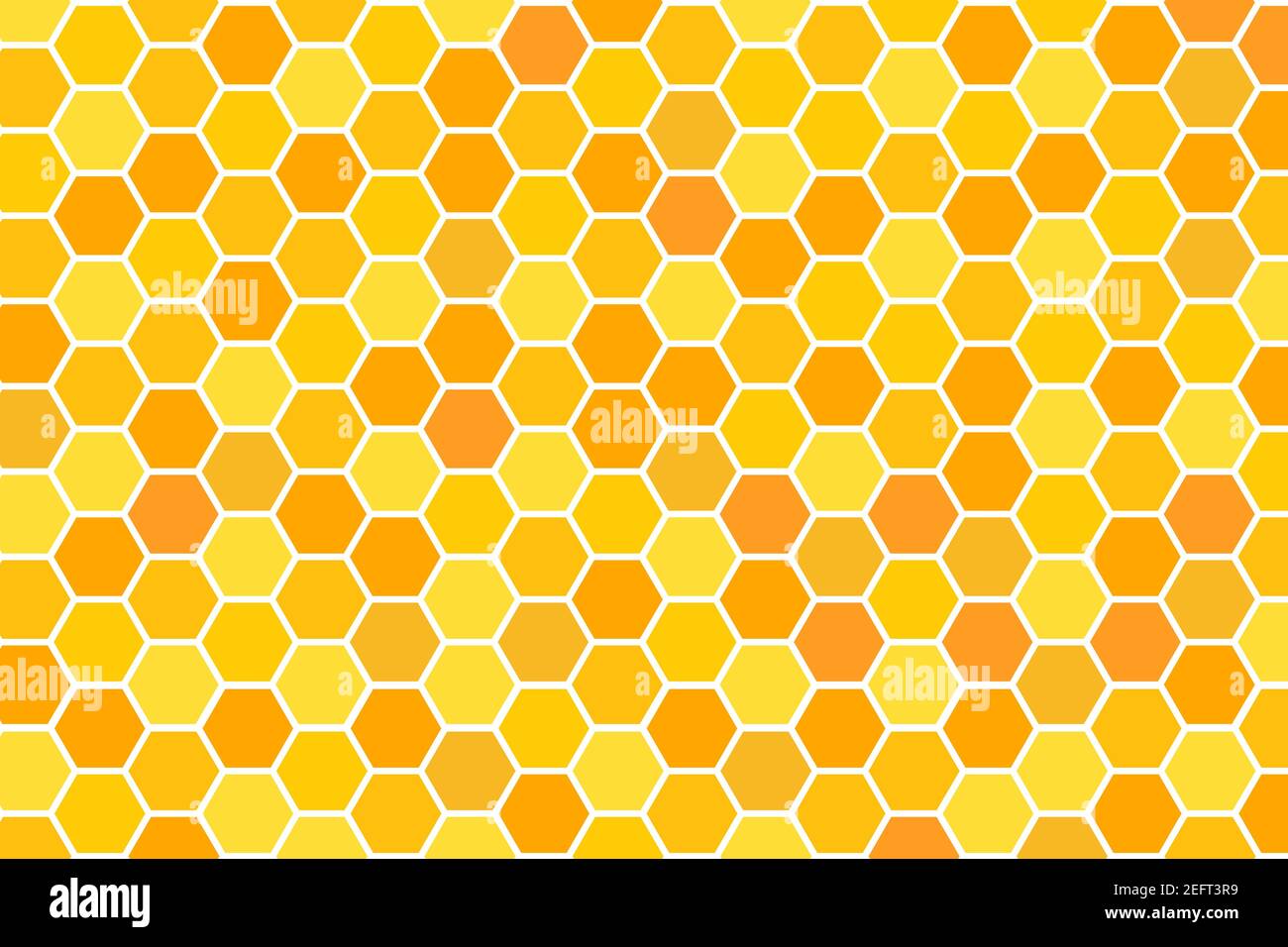 Golden background with honeycomb shapes. Vector illustration. Pattern ...