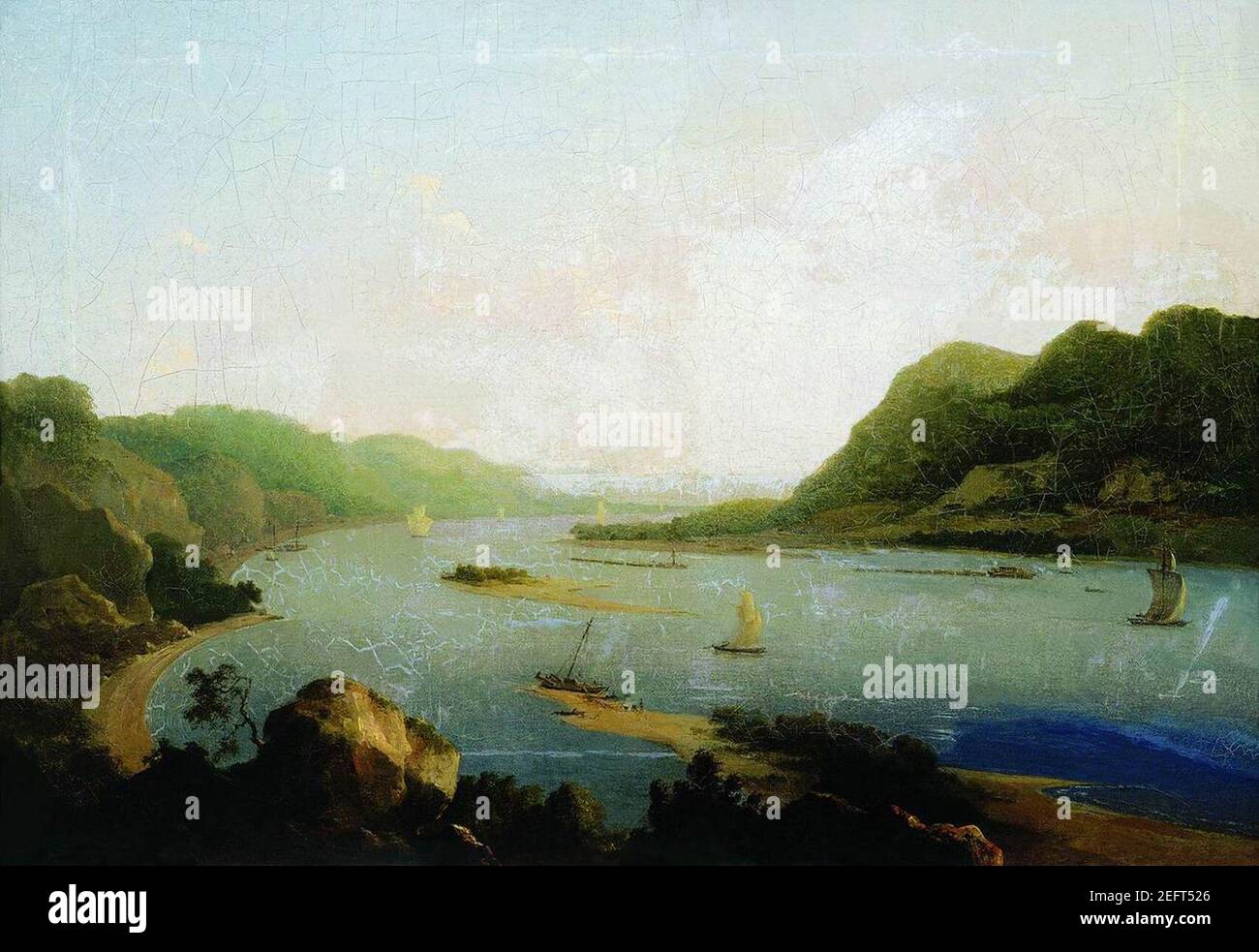 On the Volga Nikanor Chernetsov Stock Photo - Alamy