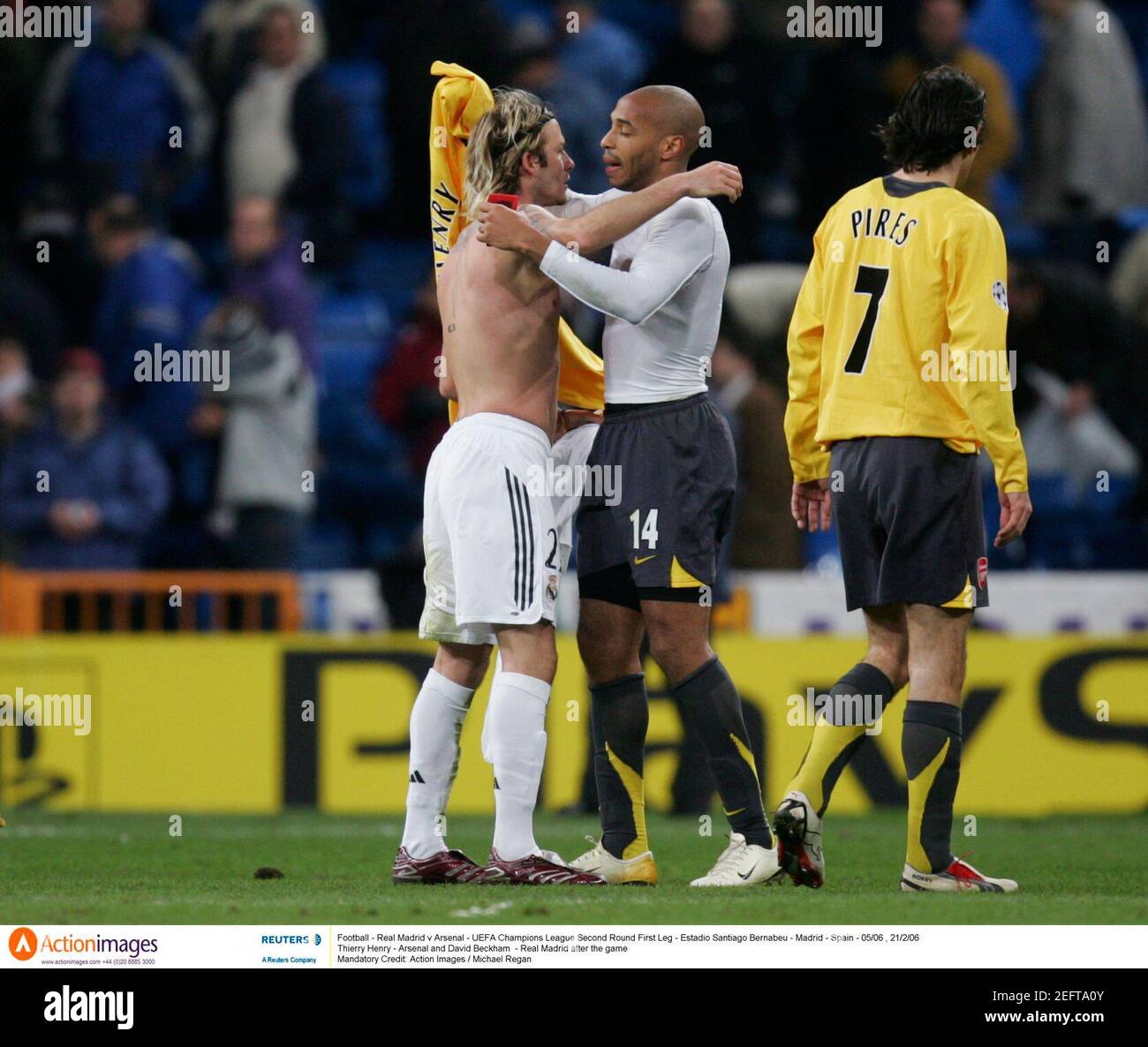 Santiago bernabeu thierry henry hi-res stock photography and images - Alamy