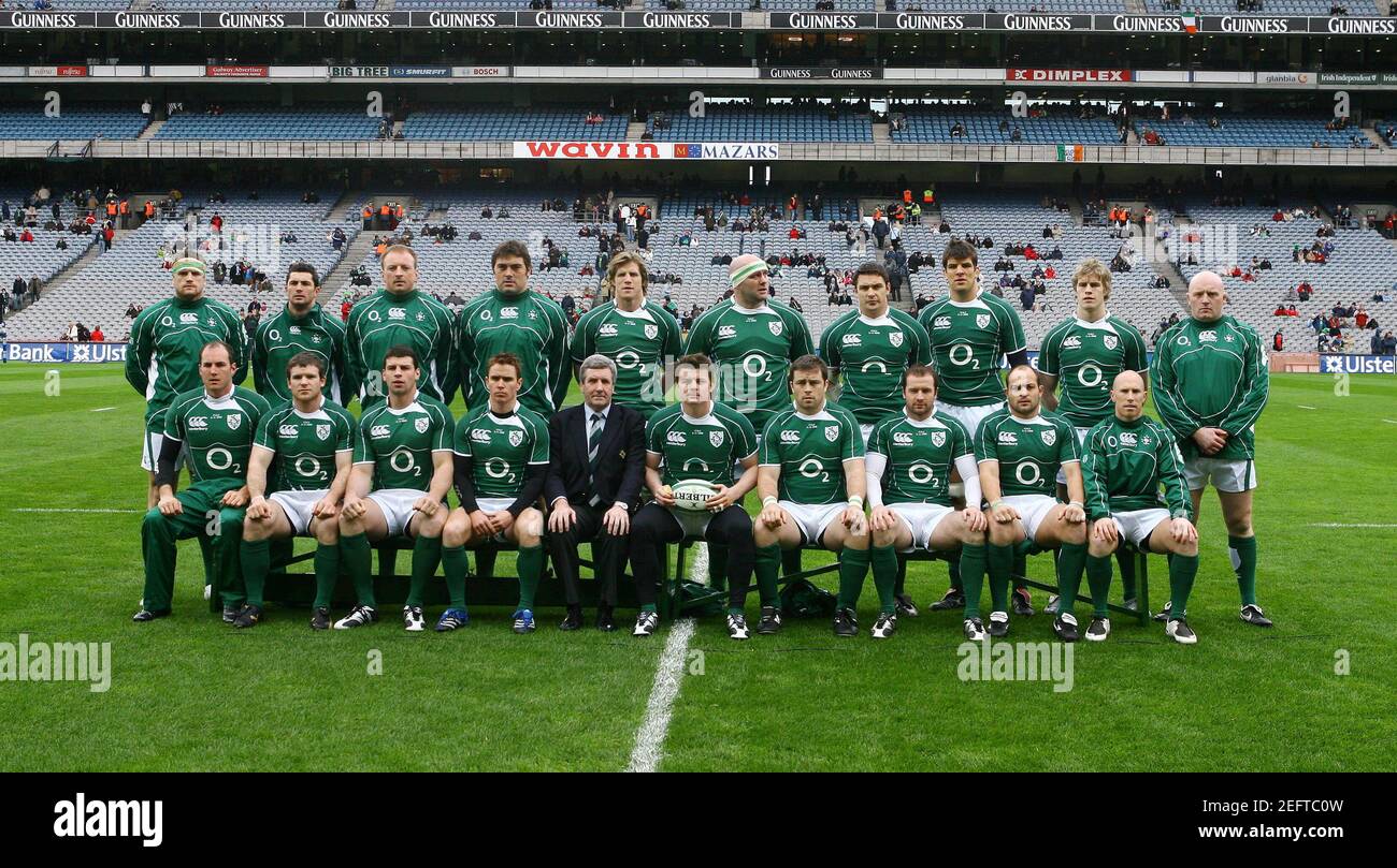 Ireland rugby team 2008 hi-res stock photography and images - Alamy