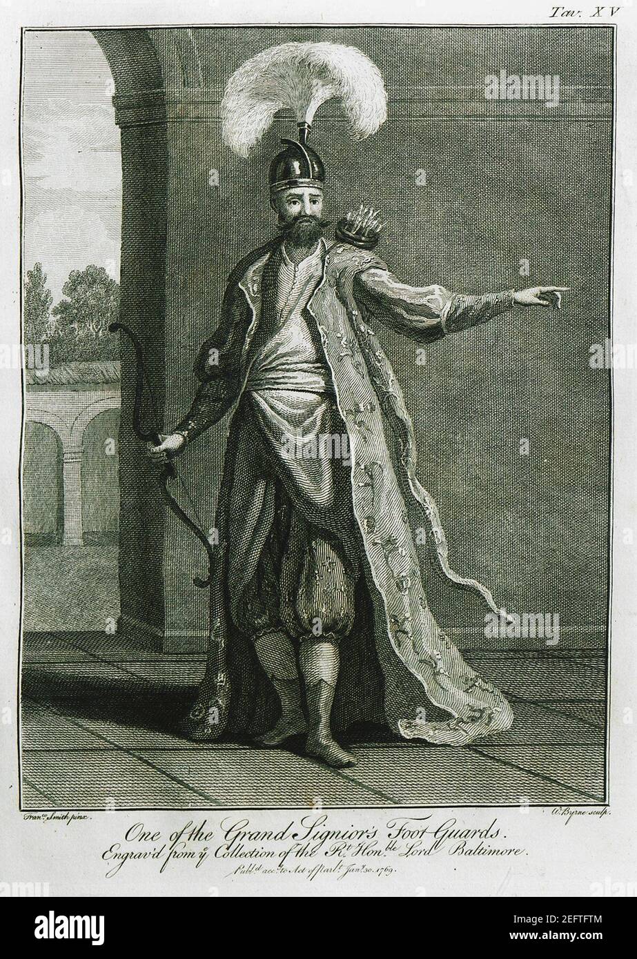 One of the Grand Signor's Foot Guards - Calvert Frederick (baron ...