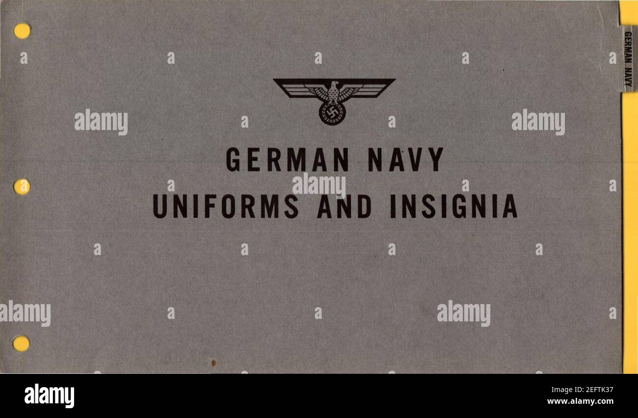 ONI JAN 1 Uniforms and Insignia Page 016 German Navy Kriegsmarine WW2 ...