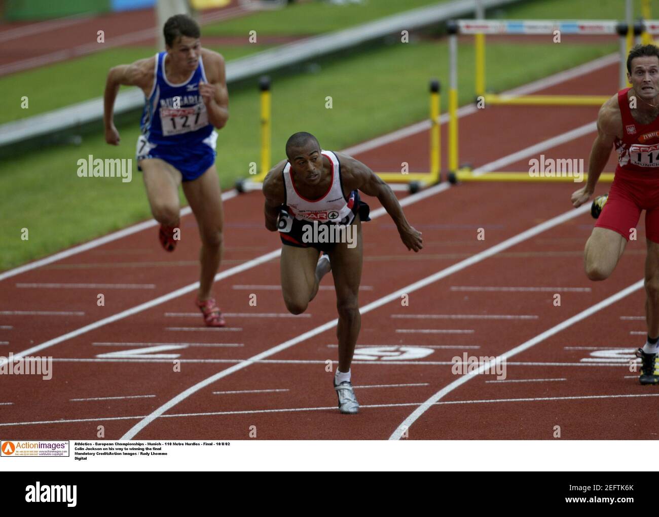 Colin jackson 110 hurdles hi-res stock photography and images - Alamy
